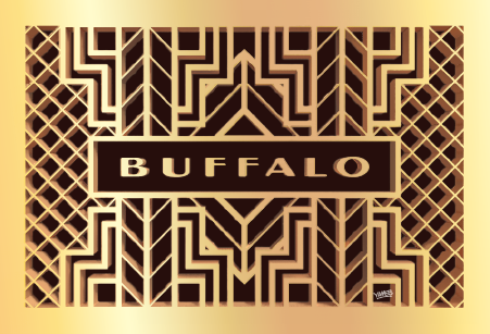 Sticker - Art Deco Buffalo | The Good Stuff
